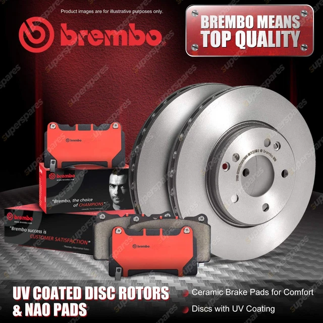 FRONT BREMBO UV Disc Rotors NAO Brake Pads for Mini Countryman F60 ...