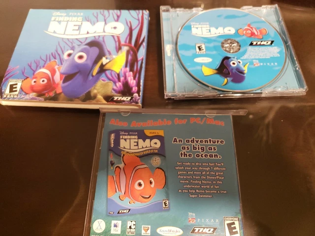 FINDING NEMO (WINDOWS/MAC, 2003) Disney Pixar, with slip cover, Manual ...