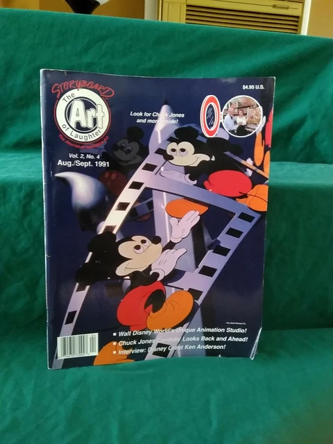 DISNEY~ STORYBOARD THE Art of Laughter Magazine Vol 2. #4 OOP £7.06 ...