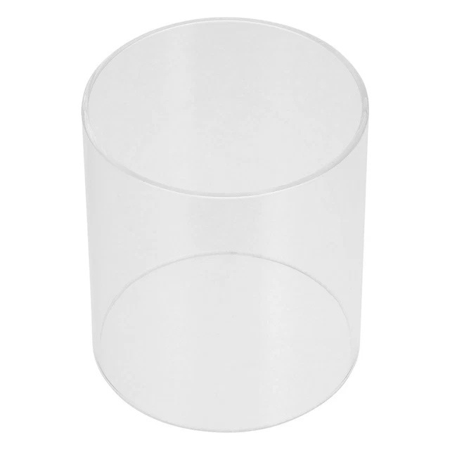 2 PCS GLASS Cylinders for Floating Candles Ceiling Light Replacement ...