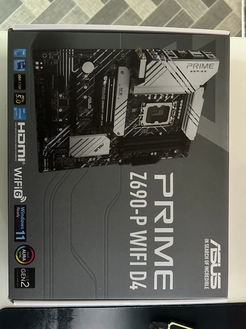 ASUS PRIME Z690-P D4 LGA 1700 ATX Intel Motherboard £125.00 - PicClick UK