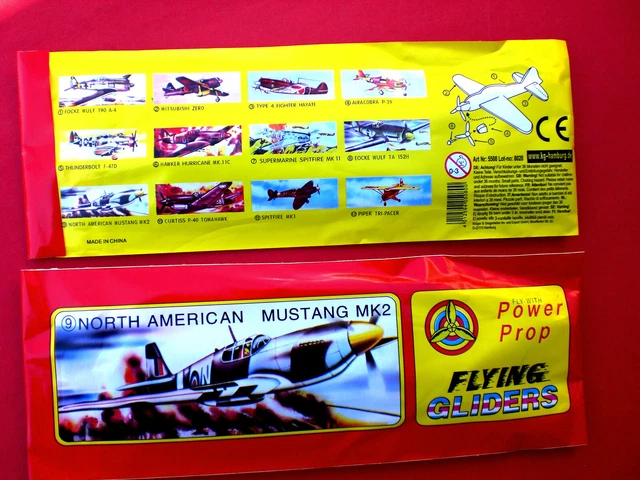 AEREO FLYING GLIDERS POWER PROP NORDAMERICAN MUSTANG MK2 NUOVO! EUR 2 ...
