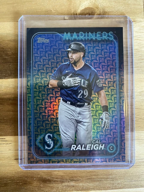 2024 TOPPS SERIES 1 Cal Raleigh Easter Holiday Foil Seattle Mariners ...