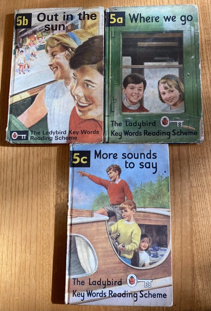 VINTAGE LADYBIRD BOOKS X 3 - Key Word Reading Scheme. 5a 5b 5c £2.49 ...