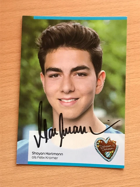 SHAYAN HARTMANN DAHOAM è Dahoam originale firmato - FILM TV MUSICA ...