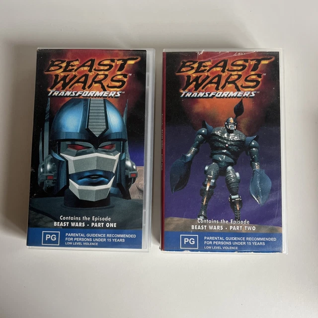 TRANSFORMERS BEAST WARS Part 1 & 2 VHS Bundle x2 $40.00 - PicClick AU