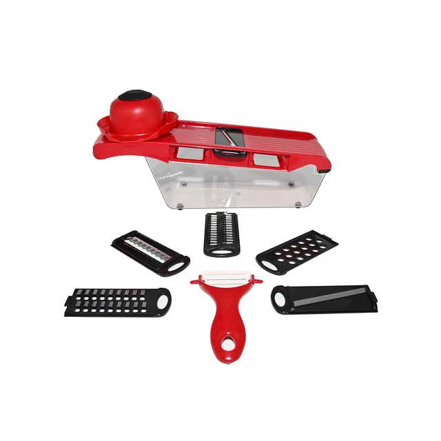 RAM® 6 IN One Multi-Function Vegetable Grater, Mandoline Slicer, Potato ...