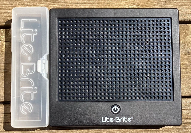 HASBRO LITE BRITE Travel Screen & Case In Working Condition No Pegs 2014 $4.95 - PicClick