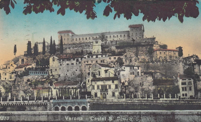 CARTOLINA *20 VERONA Veneto Castel S. Pietro Storia Memoria Viaggiata 1935 EUR 9,50 - PicClick IT