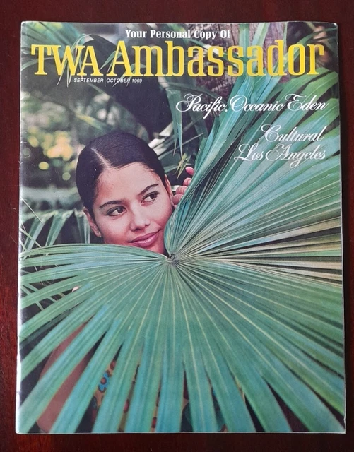 TWA TRANS WORLD Airlines Ambassador Magazine September/October 1969 £8. ...
