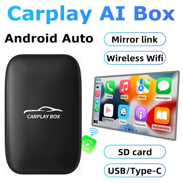 CARPLAY AI BOX Android Wireless CarPlay Android Auto Adapter Youtube ...