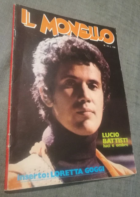 IL MONELLO N°44/1973 LUCIO BATTISTI NO INSERTO. Vedi foto buone c ...
