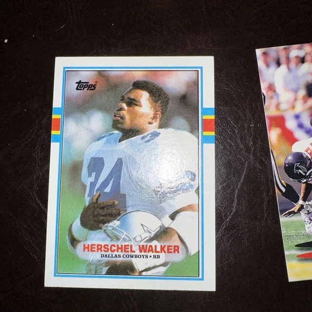 CARTES FOOTBALL, LOT de 5 cartes Deion Sanders, Michael Vick, Herschel ...