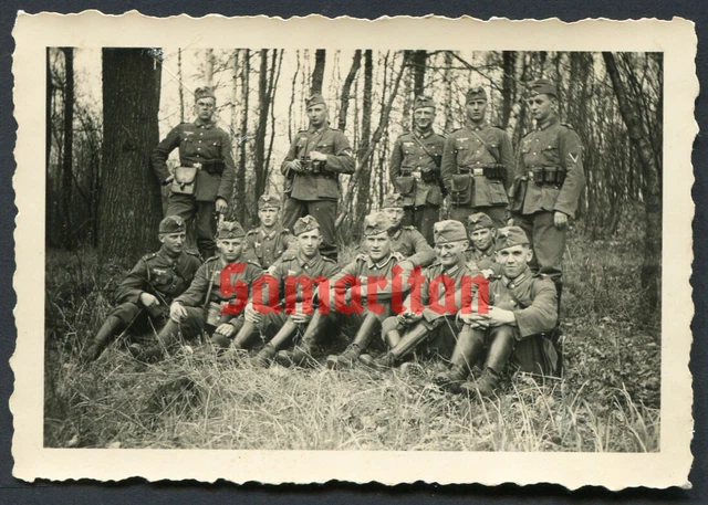 D2/1 WW2 ORIGINAL Photo Of German Wehrmacht Soldiers In Field Tuni ...