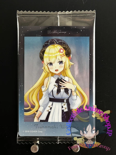 TSUNOMAKI WATAME HOLOLIVE Blue Journey Sticker Japanese Vtuber Bandai ...