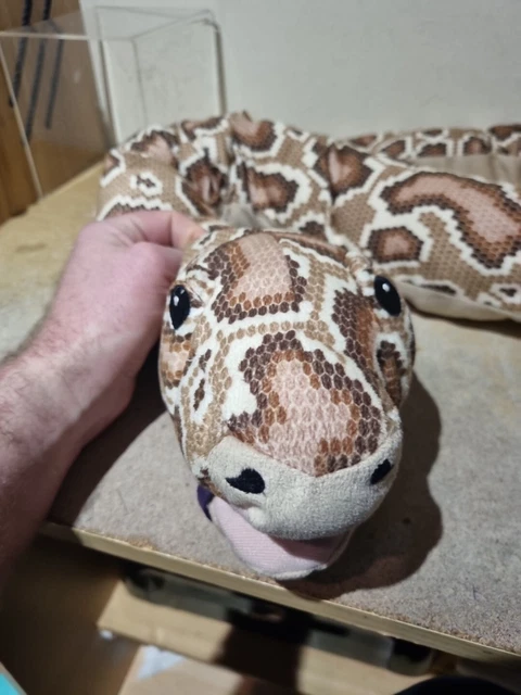 IKEA DJUNGELSKOG 60& Snake Puppet Soft Toy Plush Comforter Machine Wash ...