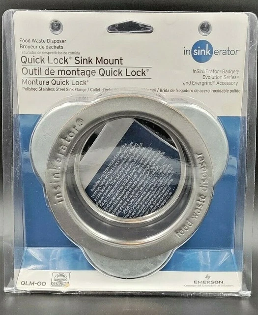 IN SINK ERATOR Food Waste Disposer Quick Lock Sink Mount QLM-00 NEW ...