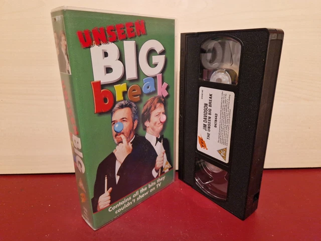 UNSEEN BIG BREAK - Jim Davidson - John Virgo - Snooker PAL VHS Video ...
