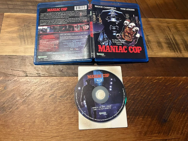 MANIAC COP BLU ray*Synapse Films*80's Horror Classic*Widescreen* EUR 13 ...