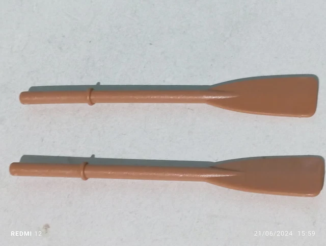 PLAYMOBIL REMOS CORTOS Barca Pequeña Pirata Piratas Barco Bote Pescador ...