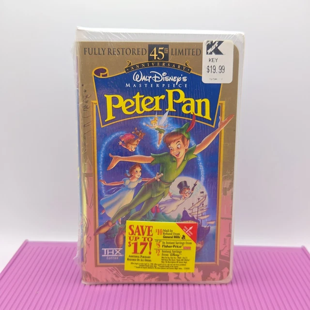PETER PAN VHS New And Sealed Walt Disney NTSC Clamshell £22.00 - PicClick UK