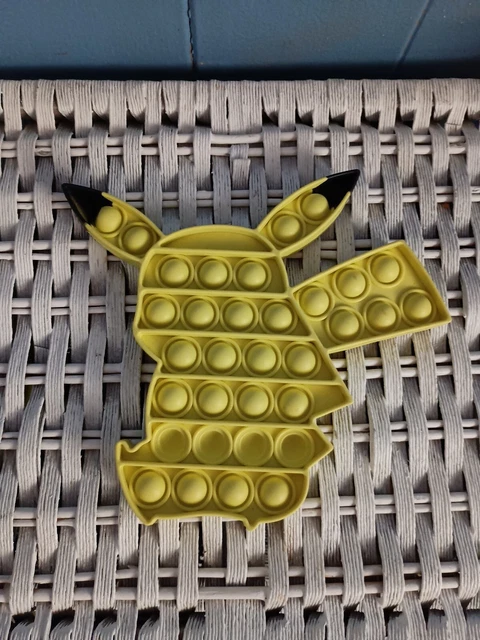 PIKACHU POP IT Fidget Toy Pokemon Popper Sensory Toy £4.79 - PicClick UK