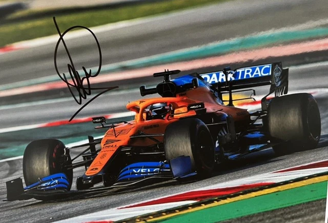 LANDO NORRIS SIGNED Autograph Photo Mclaren F1 Autógrafo Formula 1 ...