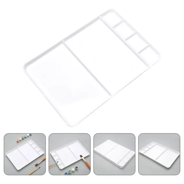 PLASTIC PAINT COLOR Palette Painting Pallet Tray Plastic Water Color ...