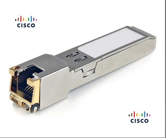 CISCO GENUINE OEM GLC-T-RGD= SFP transceiver module GigE, 1000Base-T ...