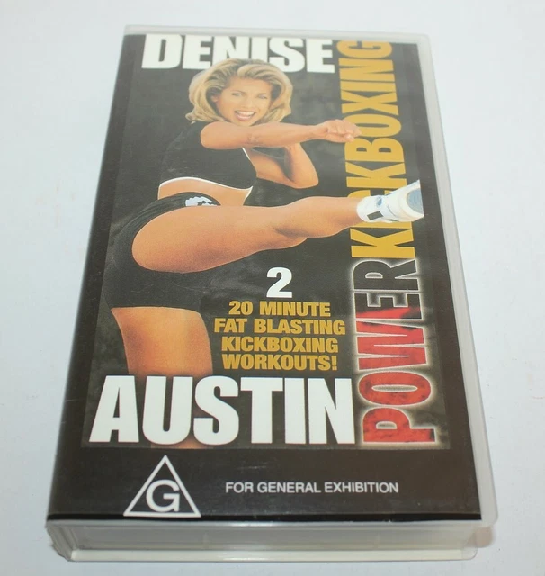 DENISE AUSTIN POWER Kickboxing Workout VHS Video 1999 Workout Fitness $9.99 - PicClick AU