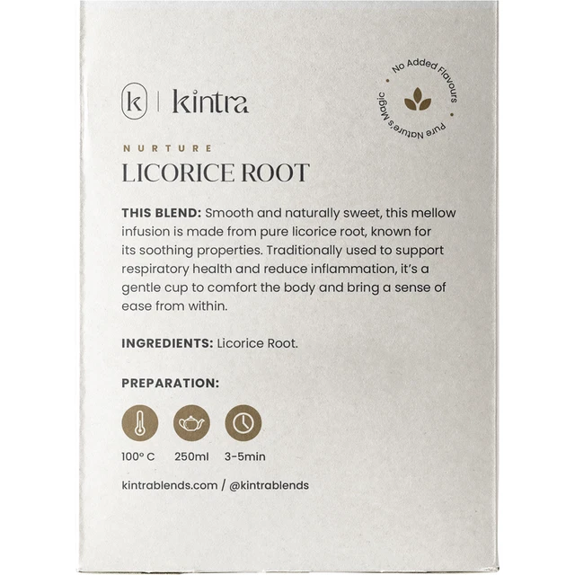KINTRA BLENDS HERBAL Tea Bags Licorice Root 25 Pack $10.99 - PicClick AU