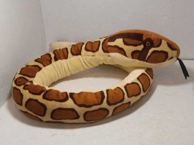 WILD REPUBLIC BURMESE Python Snake Huge Jumbo Plush Stuffed Animal Toy ...