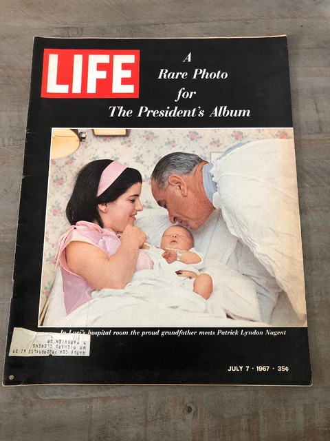 LIFE MAGAZINE 1967 July 7 President Lyndon Johnson Photo Album Front ...