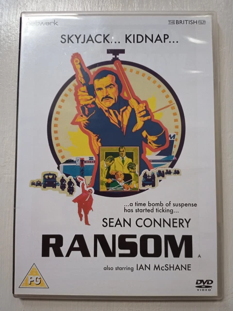 RANSOM (1975): SEAN Connery, Ian Mcshane. Network Region 2 Dvd. (2014 ...