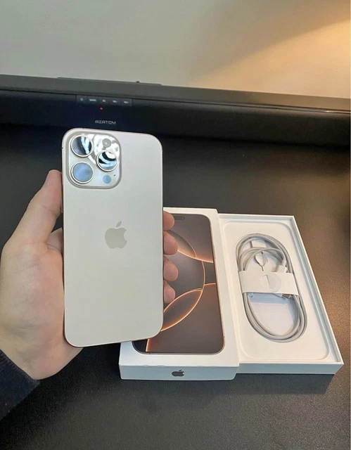 APPLE IPHONE 16 Pro Max 256GB Desert Titanium, Unlocked, 100% Battery ...