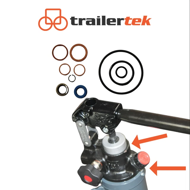 BRIAN JAMES TRAILERS Hydraulic Hand Pump Seal Kit for Manual Hydraulic ...