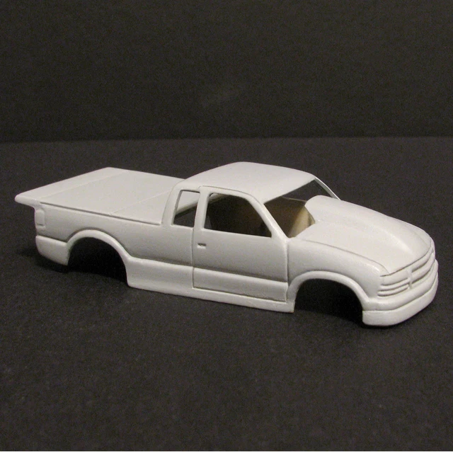 JF HO SCALE PMT S10 Pro Mod Truck Resin Slot Car Body - Fits 4 Gear ...