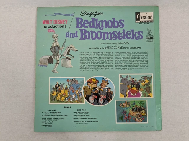 WALT DISNEY SONGS From Bedknobs And Broomsticks Vinyl Record LP 1971 Disneyland EUR 29,04 ...