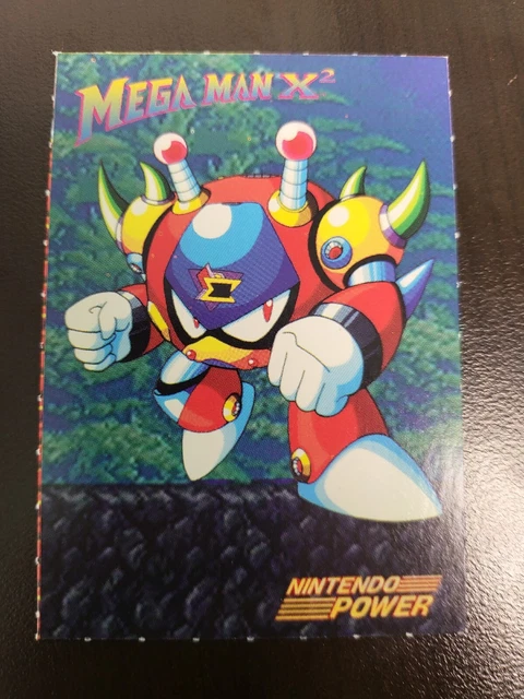 MEGA MAN X Nintendo Power Trading Card - Bubble Crab - 1994 Capcom $2. ...