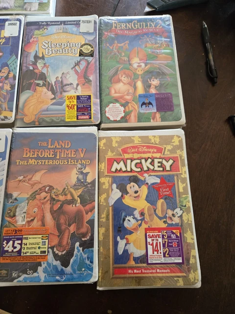9 SEALED VHS disney And MORE ALL NEW AND SEALED £32.22 - PicClick UK