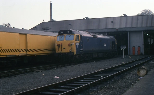 ORIGINAL RAILWAY SLIDE Class 50 50038 at Bristol bath Road £4.50 ...
