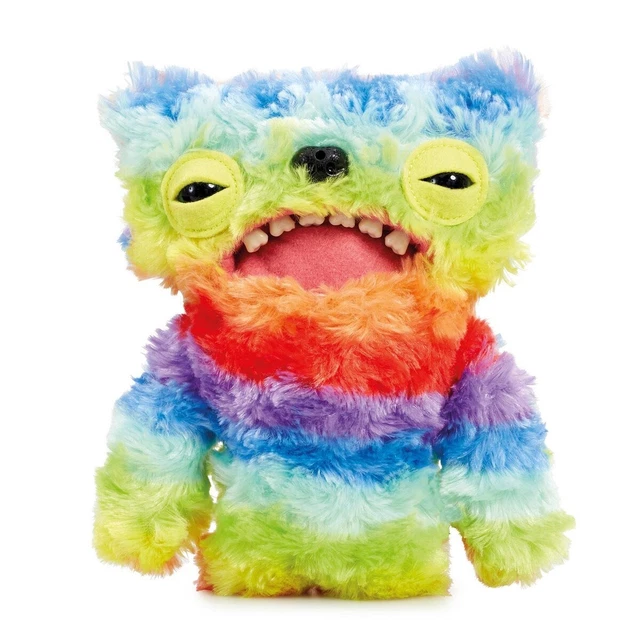 FUGGLER FART FACE Wide Eyed Weirdo Soft Toy Cuddly Plush Teddy ...