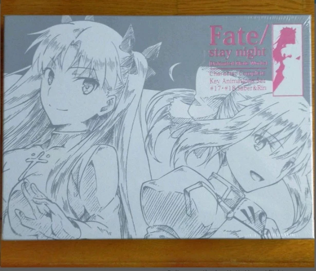 FATE STAY NIGHT Saber RIN TOHSAKA Complete Genga Animation Key Art Book ...