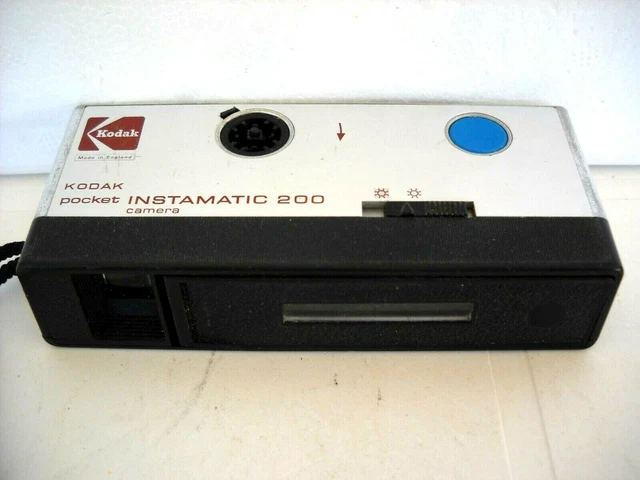 **1970`S KODAK INSTAMATIC 200 110 CARTRIDGE FILM POCKET CAMERA GOOD ...