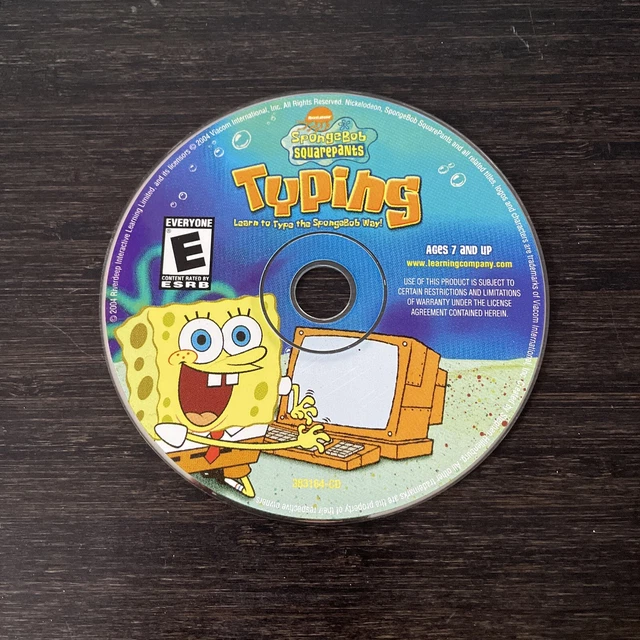 SPONGEBOB SQUAREPANTS TYPING (PC CD 2004) - Learn To Type The SpongeBob ...