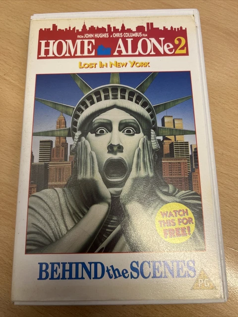 VERY RARE UK VHS Home Alone 2 Behind the Scenes ex rental big box ...