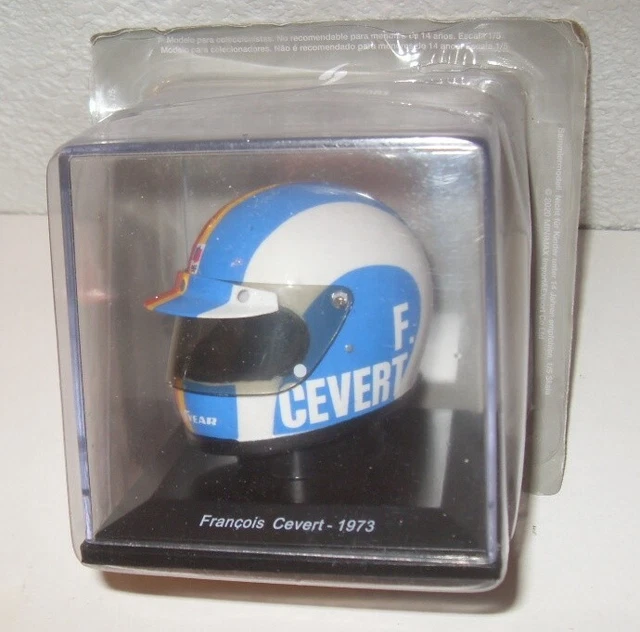 FRANCOIS CEVERT (1973) Helmet Formula 1 Scale 1/5 F1 Spark Model £32.40 ...
