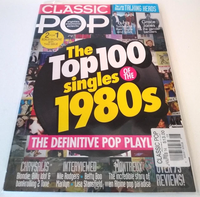 CLASSIC POP UK Magazine Jan/Feb 2014 Top 100 Singles of the 80s A-ha ...