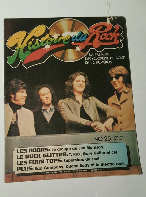MAGAZINE HISTOIRE DU rock #23, 1970's the doors EUR 28,16 - PicClick FR