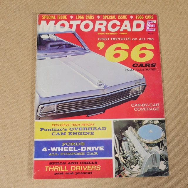 VINTAGE AMERICAN CUSTOM Car Magazine Motorcade September 1965 £4.38 ...